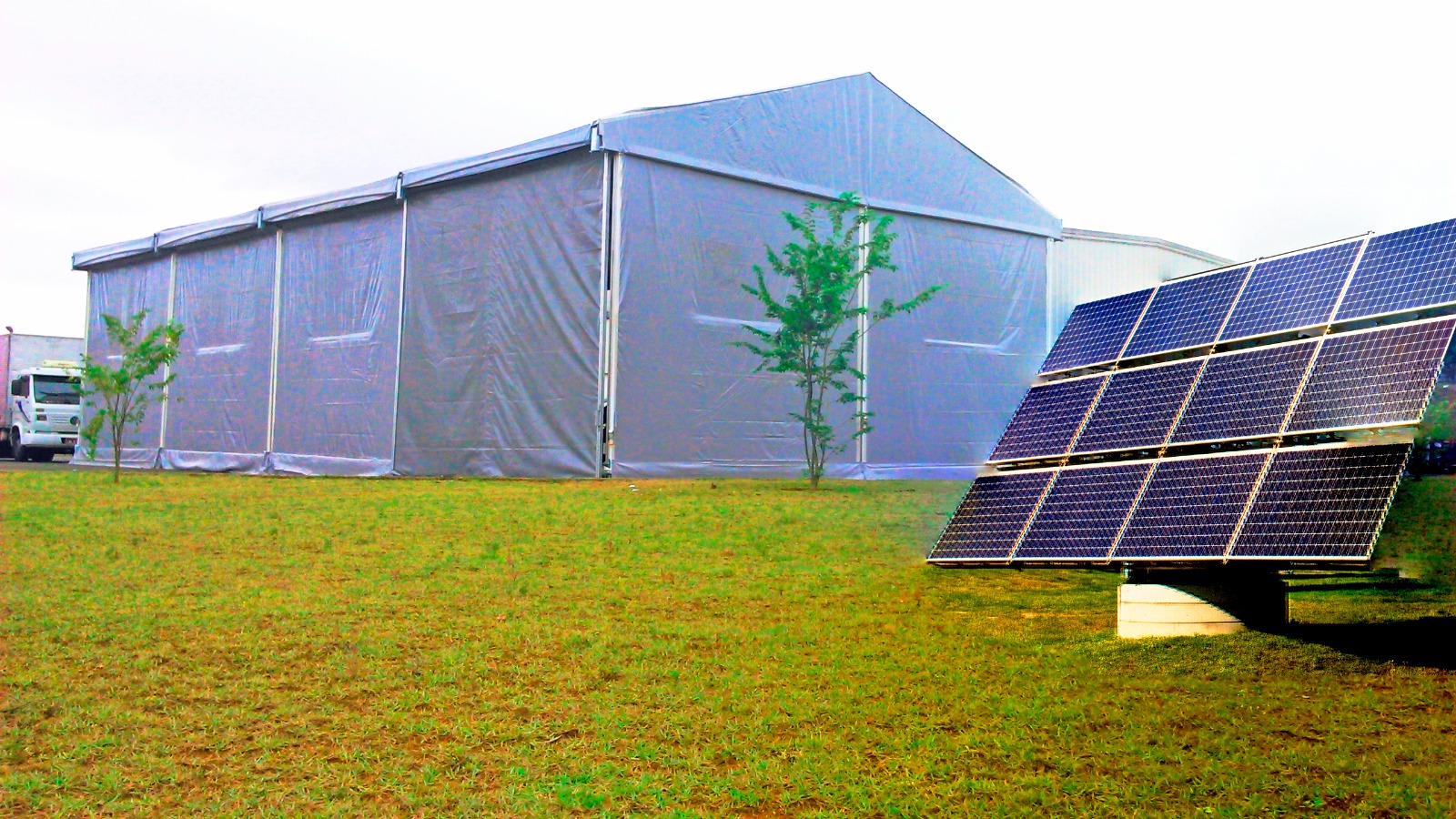 Galpão Lonado com Painel Solar – Sul Galpões Lonados